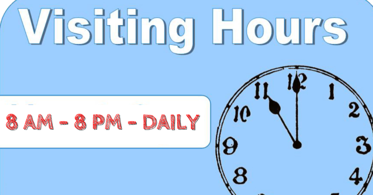 Visiting Hours - Hamlin Place
